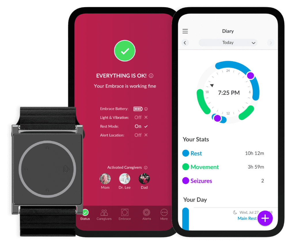 Embrace2 | Advanced Tonic-Clonic Seizure Detection | EAUK